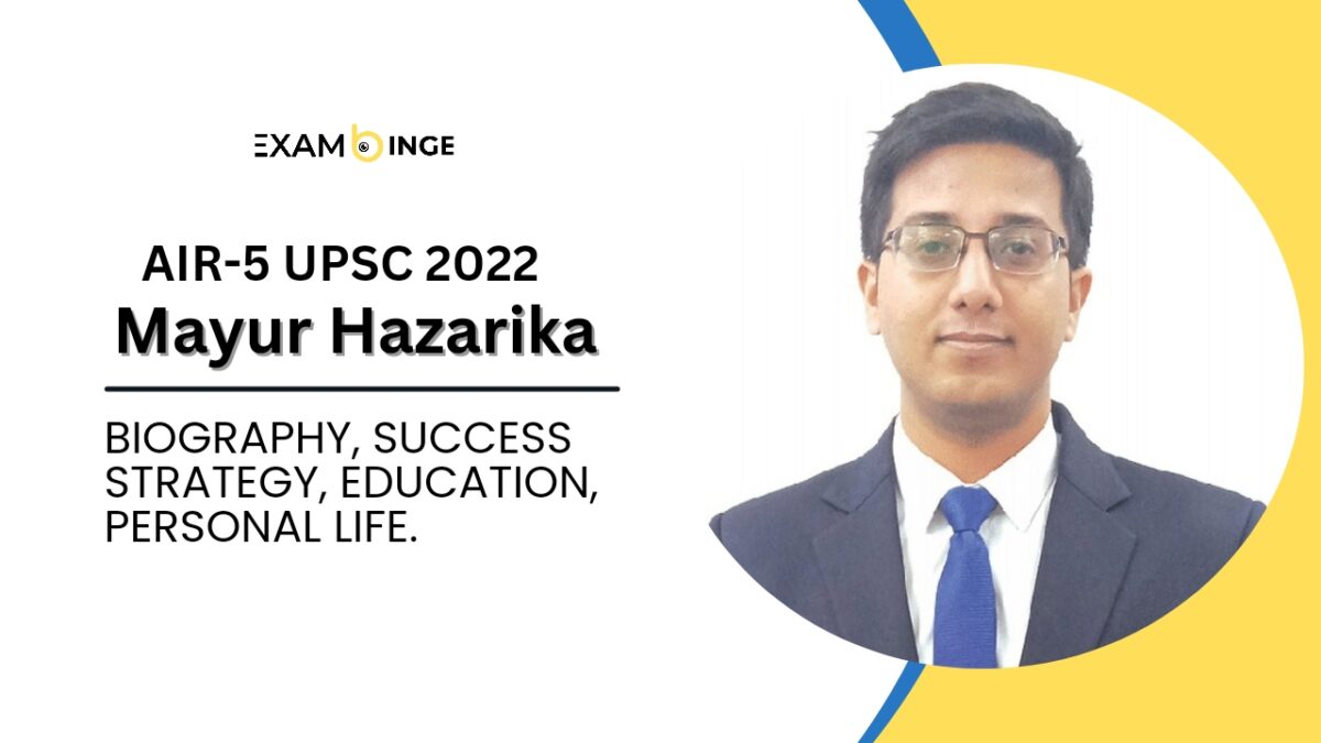 Mayur Hazarika IAS Biography: UPSC Marksheet, Attempts, Age